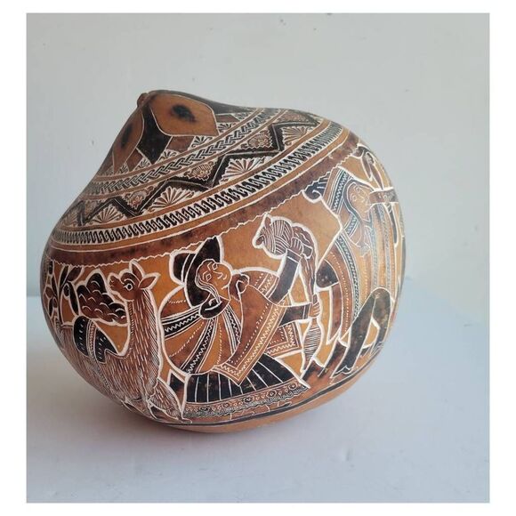 No Brand | Accents | Vintage Early 97sextra Large Hand Carved Quecha ...